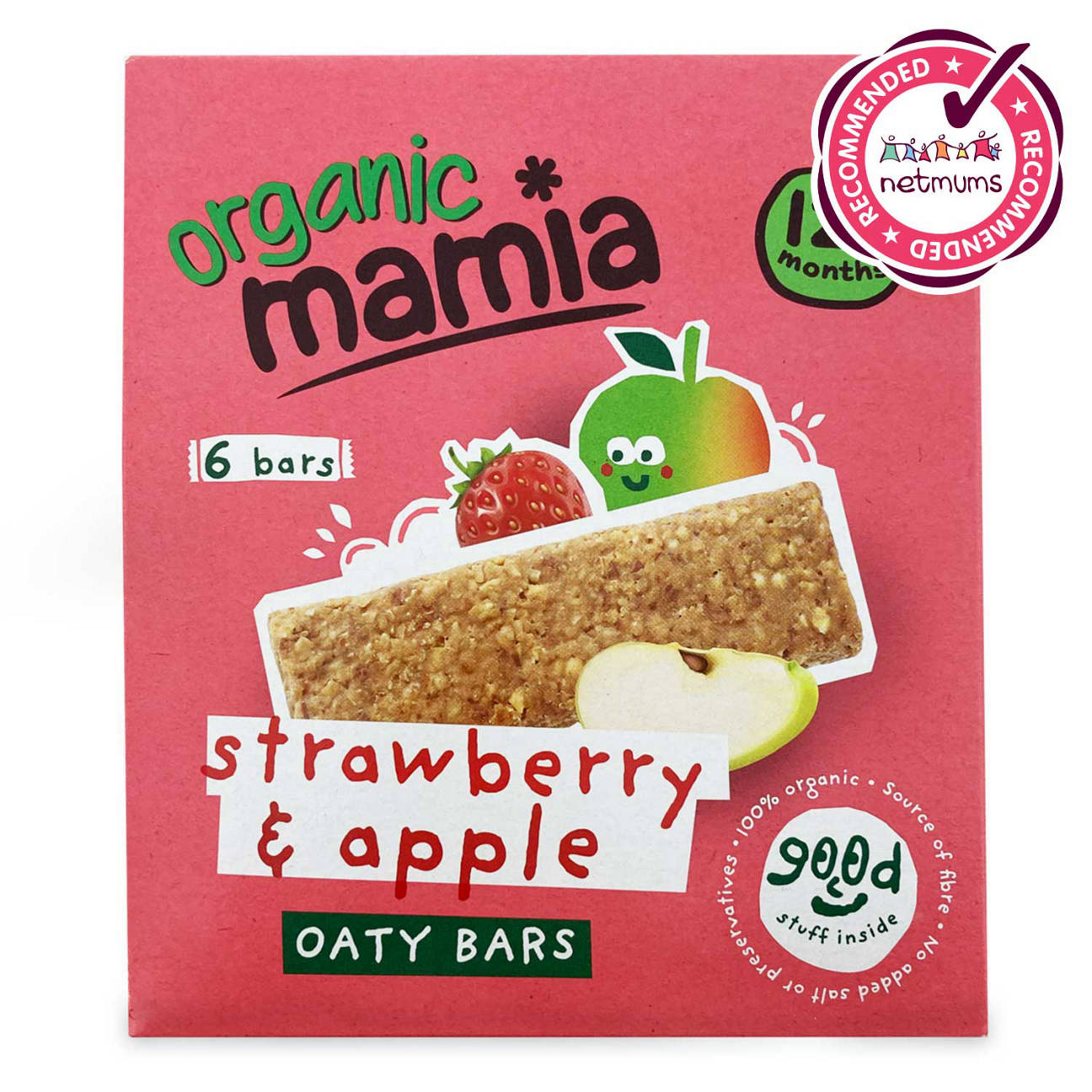 Organic Strawberry & Apple Oaty Bars 6 Pack | ALDI UK